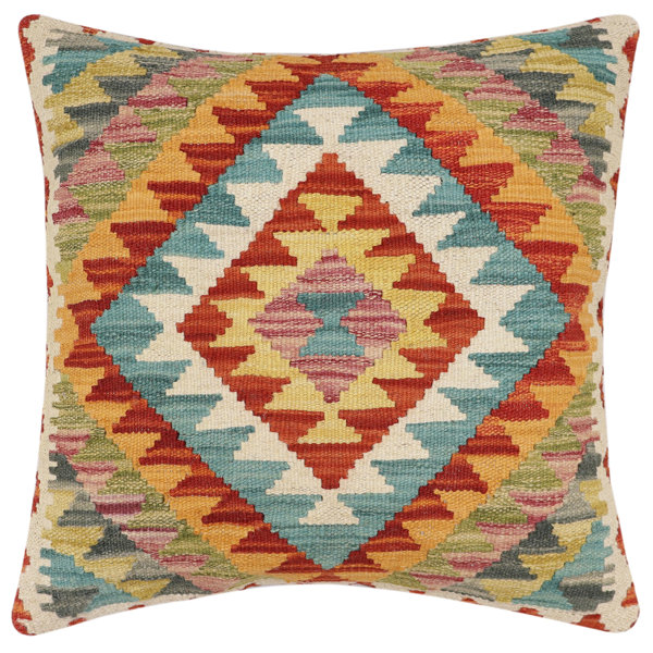 Foundry Select Dalal Geometric Wool Throw Pillow Wayfair